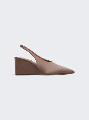 ALAÃA Slingback With A 75mm Heel - Pink