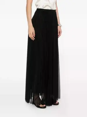 FORTE_FORTE A-line Maxi Skirt - Black