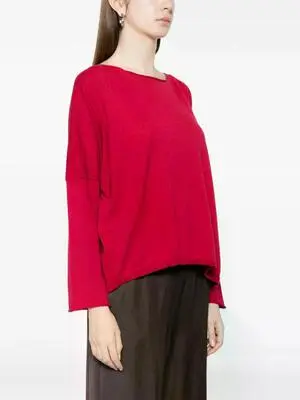 BEYOU Boat-neck Top - Red