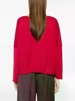 BEYOU Boat-neck Top - Red
