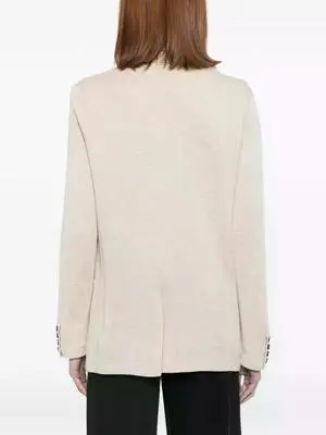 N.peal Notched Lapel Single-breasted Blazer