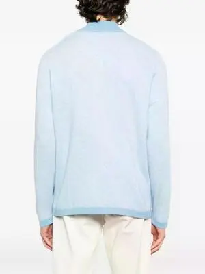 N.peal Salcombe Half Zip Sweater - Blue