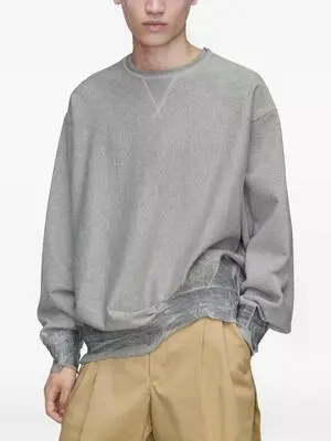 MAISON MARGIELA Crewneck Sweater With Paint Effect