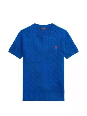 Polo Ralph Lauren Cable Knit Short Sleeve Top