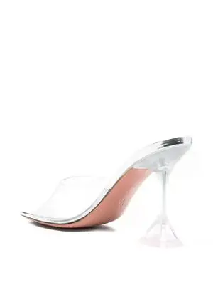 Amina Muaddi Lupita Open-toe Pumps - White