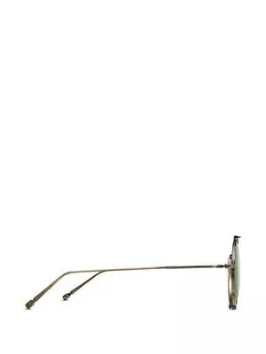 Matsuda Brow Bar Round Sunglasses