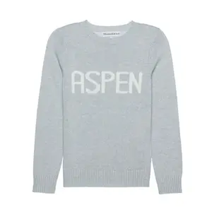 ELLSWORTH + IVEY Aspen Crewneck Sweater - Grey