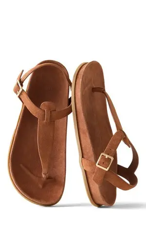 HAVEN WELL WITHIN Suede Thong Sandals