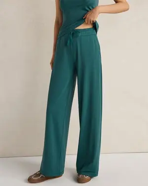 HAVEN WELL WITHIN Balance Drawstring Wide Leg Pants Oasis