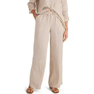 HAVEN WELL WITHIN Everweave Linen Stripe Relaxed Pants