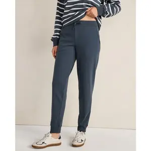 HAVEN WELL WITHIN Organic Cotton Interlock Joggers - Midnight