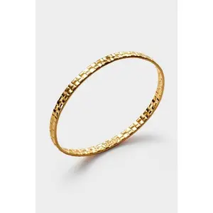 KATIE LOXTON Taya Woven Bangle - Gold
