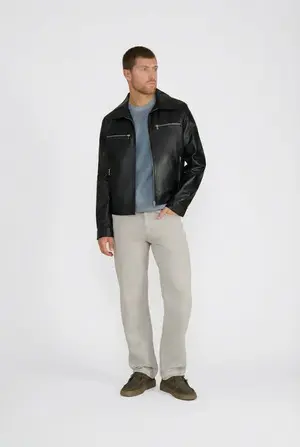 FURNIQ UK Lennox Nappa Leather Jacket