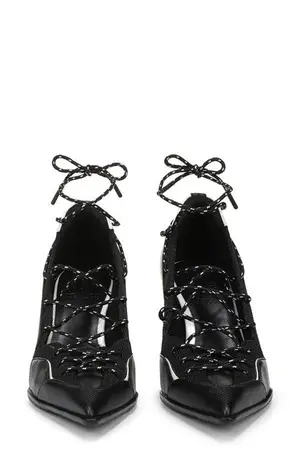 Naturalizer X June Ambrose Zyra Pointed Toe Sneaker Pump - Black