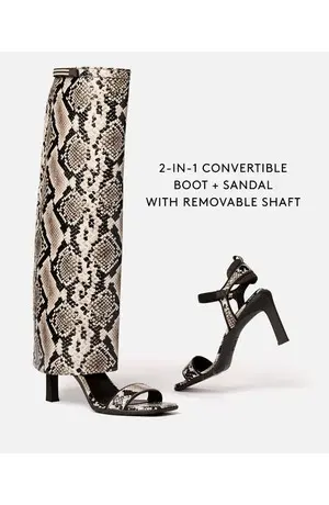 Naturalizer X June Ambrose Nova Shaft Sandal - Natural/brown Multi