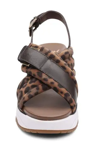 Ash Dixie Bis Slingback Sandals - Leopard