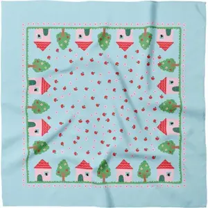 CENTINELLE House Cotton Silk Bandana - Blue