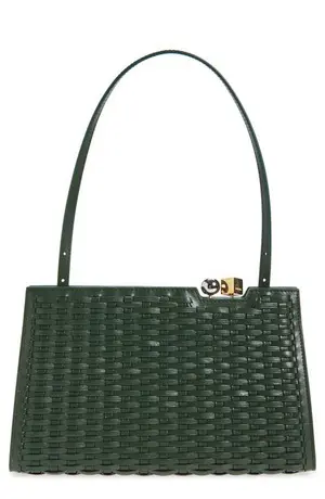 Jacquemus La Pochette Salon Leather Handbag - Dark Khaki 580
