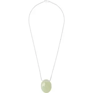 Lié Studio The Julia Pendant Necklace - Green Serpentine