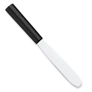 RADA Cutlery 5.375-inch Super Spreader Stainless Hollow Ground Blade - Black