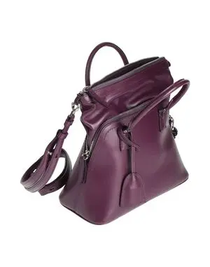 MAISON MARGIELA Handbag In Leather - Purple