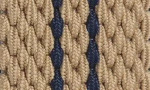 Cole Haan Stripe Reversible Stretch Woven Belt