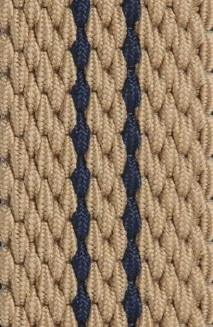 Cole Haan Stripe Reversible Stretch Woven Belt