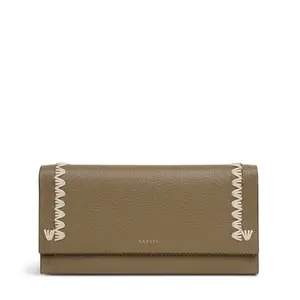 RADLEY Oak Streetstitch Flapover Wallet - Acorn