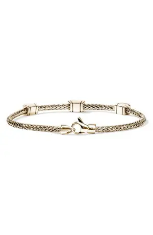 John Hardy Icon Stud Pavé Diamond Bracelet - Gold