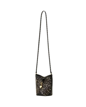 LANVIN Catch Small Raffia Bucket Bag - Beige