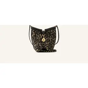 LANVIN Catch Small Raffia Bucket Bag