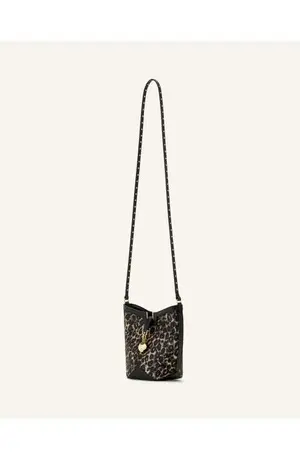 LANVIN Catch Small Raffia Bucket Bag