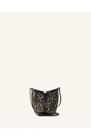 LANVIN Catch Small Raffia Bucket Bag