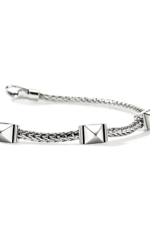 John Hardy Icon Stud Chain Bracelet - Silver