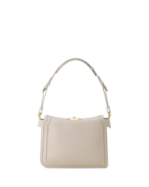 LANVIN Compagnon Small Asymmetrical Leather Bag