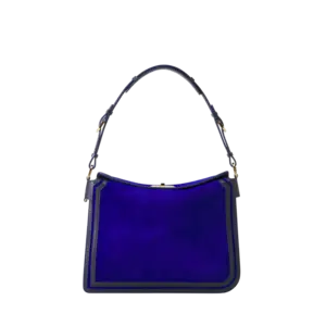 LANVIN Compagnon Medium Asymmetrical Bag - Blue
