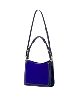 LANVIN Compagnon Medium Asymmetrical Bag - Blue