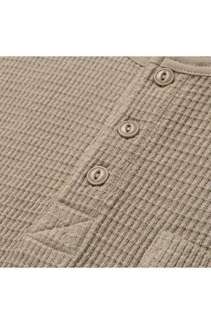 SEAGER CO Sawpit Long Sleeve Cotton Thermal Henley