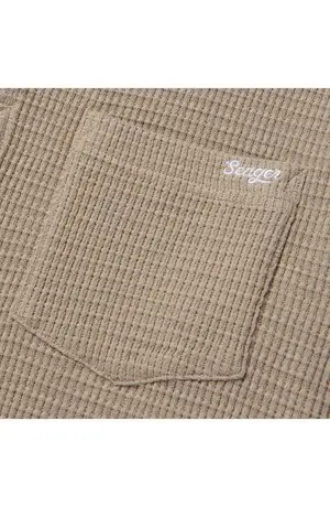 SEAGER CO Sawpit Long Sleeve Cotton Thermal Henley