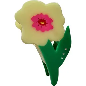 CENTINELLE Flower Hair Claw - Yellow