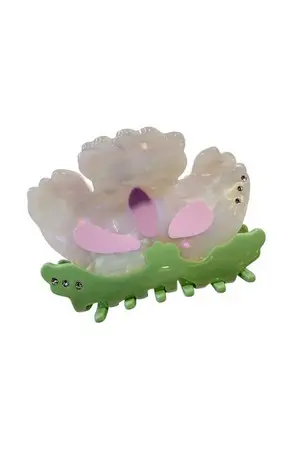 CENTINELLE Tropical Orchid Hair Claw - Green