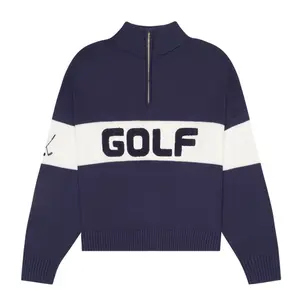ELLSWORTH + IVEY Madison Quarter Zip Pullover - Navy