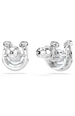 SWAROVSKI Symbolica Horseshoe Stud Earrings - Blue/silver
