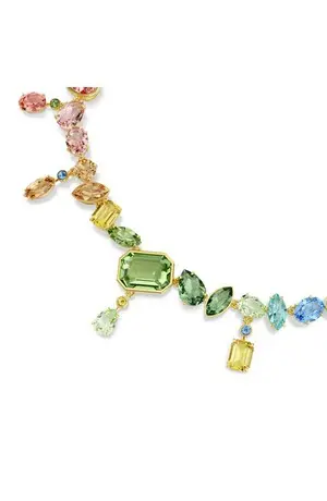 SWAROVSKI Gema Crystal Collar Necklace - Gold/multi