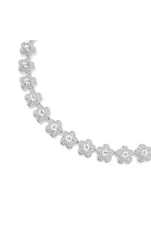 SWAROVSKI X Ariana Grande Crystal Collar Necklace - Silver/white