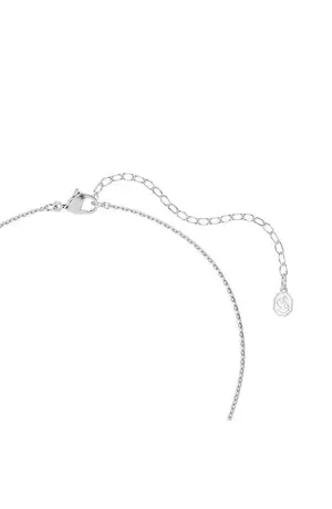 SWAROVSKI Angelic Crystal Faux Pearl Necklace - Silver/white