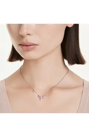 SWAROVSKI Crystal Pendant Necklace - Silver/multi