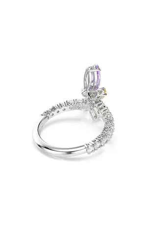 SWAROVSKI X Ariana Grande Multicolor Crystal Ring - Silver/multi