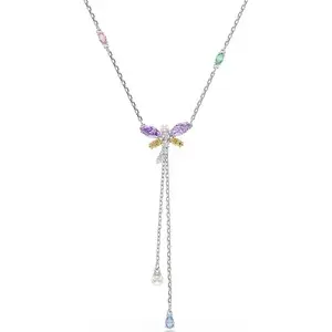 SWAROVSKI X Ariana Grande Y-necklace - Silver/multi