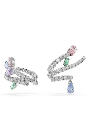 SWAROVSKI X Ariana Grande Crystal Ear Cuffs Silver/multi